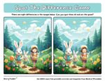 Easter Spot The Difference Games - World of Printables