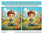Easter Spot The Difference Games - World of Printables
