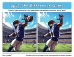Spot The Difference Football Games - World of Printables