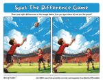 Spot The Difference Football Games - World of Printables