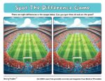 Spot The Difference Football Games - World of Printables