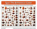 Spot The Difference Football Games - World of Printables