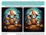 Spot The Difference Halloween Games - World of Printables