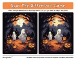 Spot The Difference Halloween Games - World of Printables