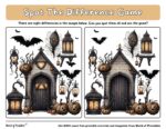 Spot The Difference Halloween Games - World of Printables