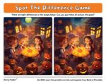 Spot The Difference Halloween Games - World of Printables