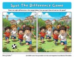Spot The Difference Football Games - World of Printables