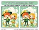 St. Patricks Day Spot The Difference Games - World of Printables