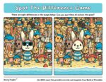 Spot The Difference Summer Games - World of Printables