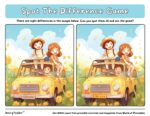 Spot The Difference - 100 Games To Print & Play! - World of Printables