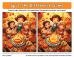Spot The Difference Thanksgiving Games - World of Printables
