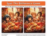 Spot The Difference Thanksgiving Games - World of Printables