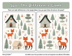 Spot The Difference Winter Games - World of Printables