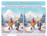 Spot The Difference Winter Games - World of Printables