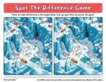 Spot The Difference Winter Games - World of Printables