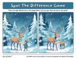 Spot The Difference Winter Games - World of Printables