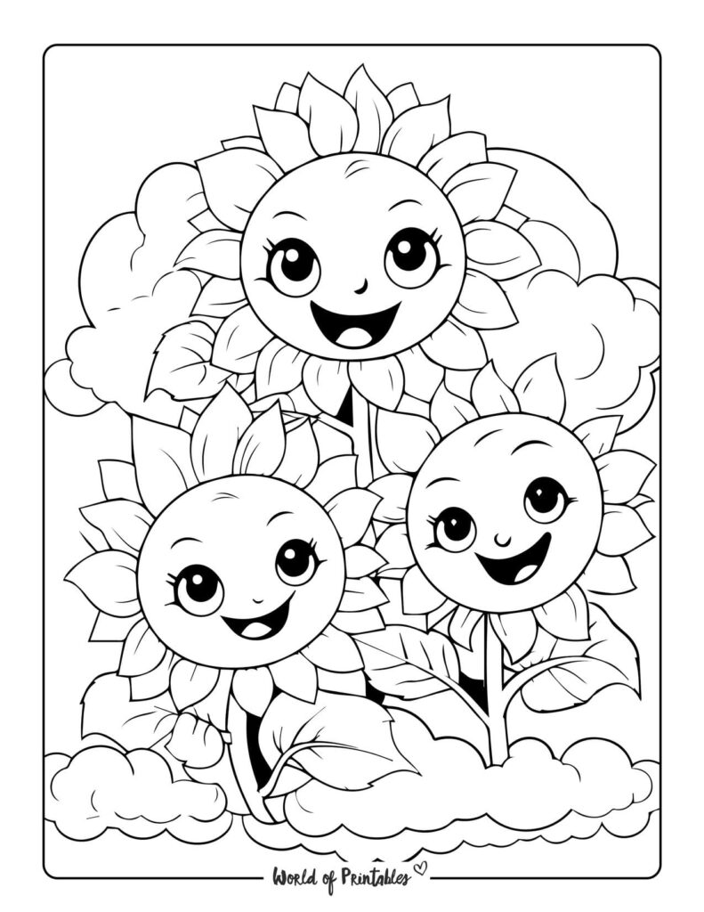 Spring Coloring Pages - World of Printables
