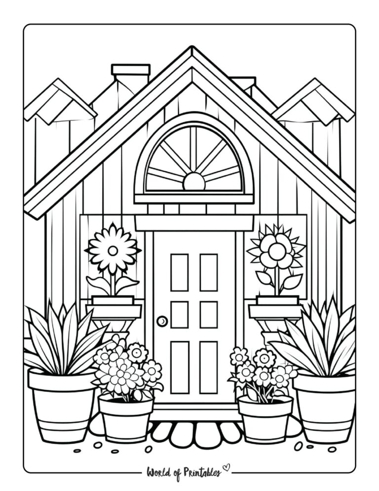 Spring Coloring Pages - World of Printables