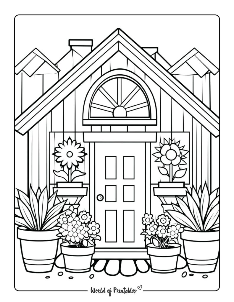 Spring Coloring Pages - World of Printables