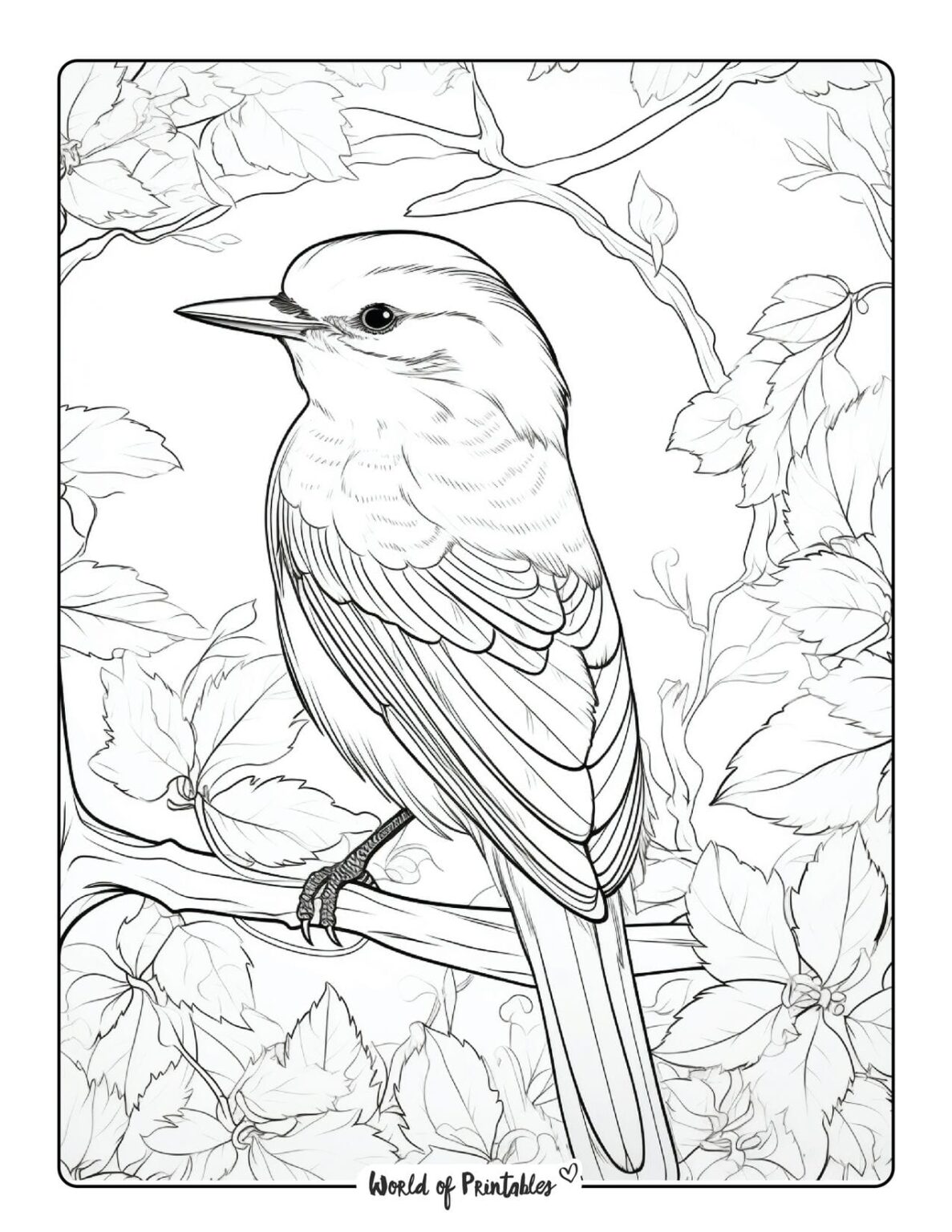 Spring Coloring Pages - World of Printables