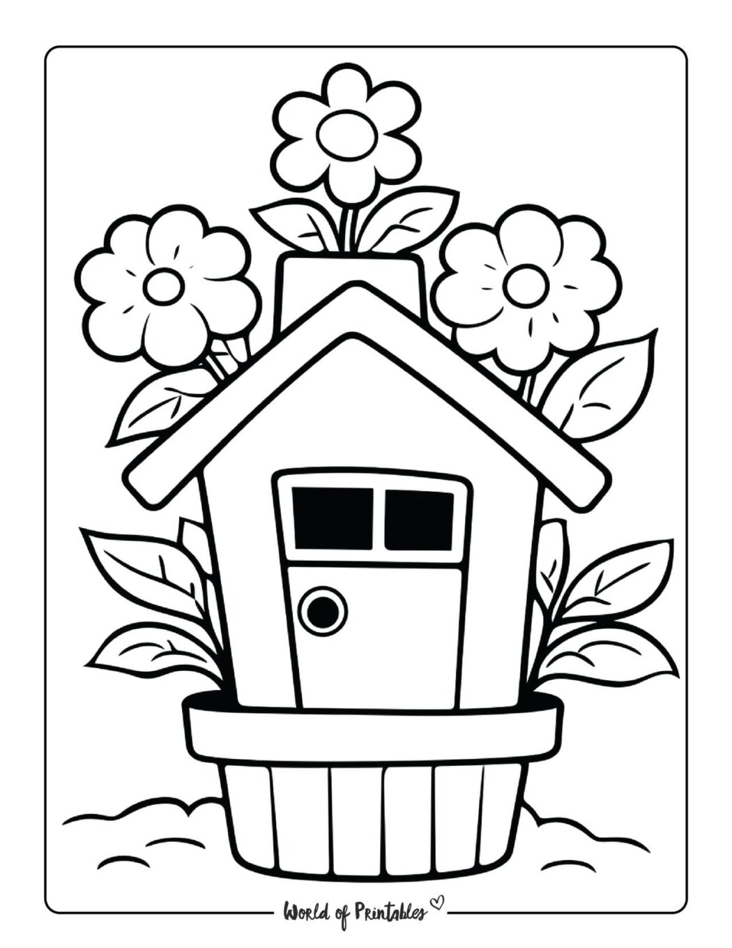 Spring Coloring Pages - World of Printables