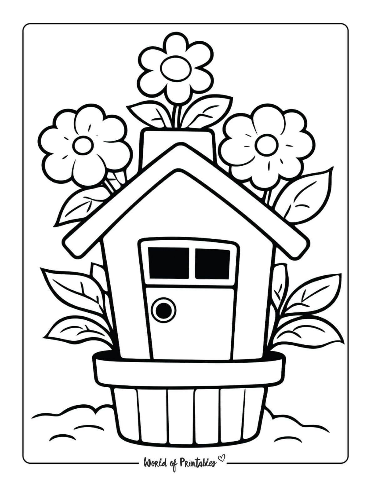 Spring Coloring Pages - World of Printables
