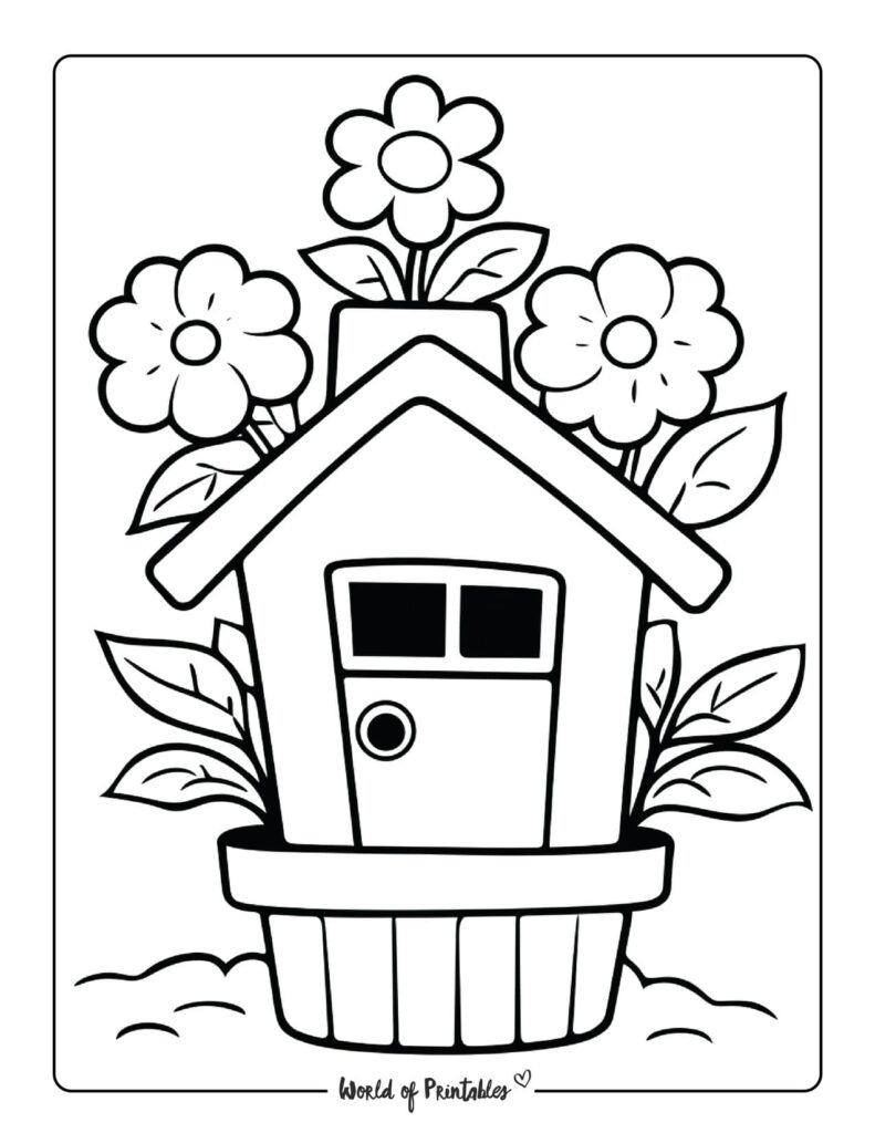 Spring Coloring Pages - World of Printables