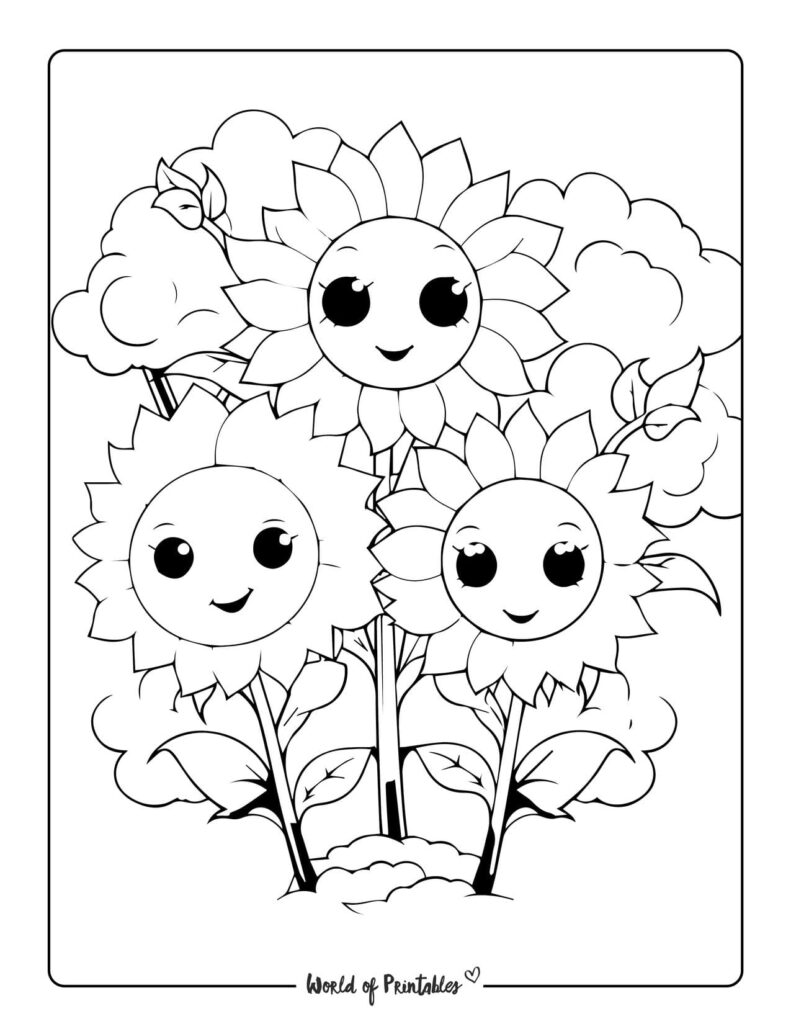 Spring Coloring Pages - World of Printables