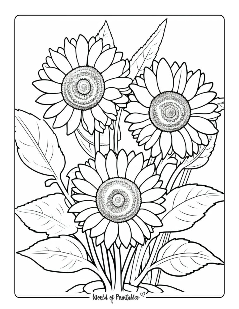 Spring Coloring Pages - World of Printables