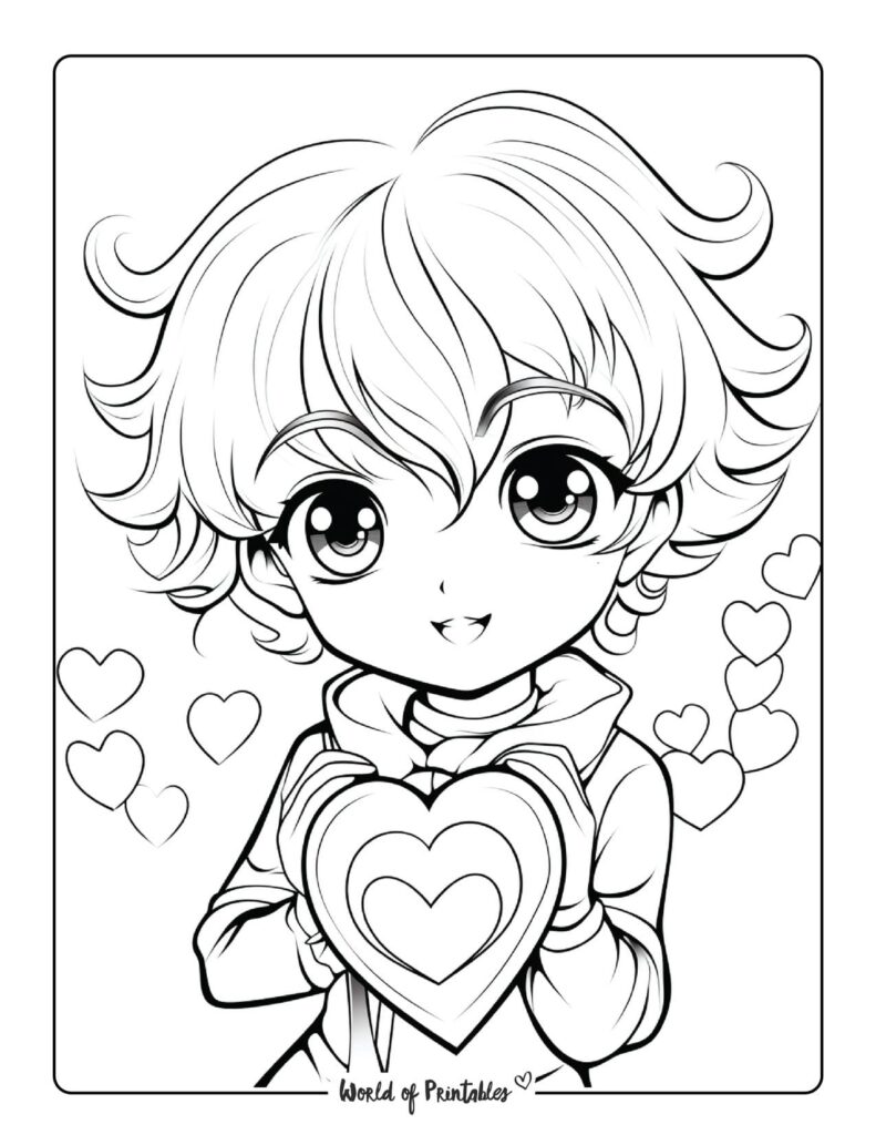 Valentines Day Coloring Pages - 100+ Free Printables To Color - World ...