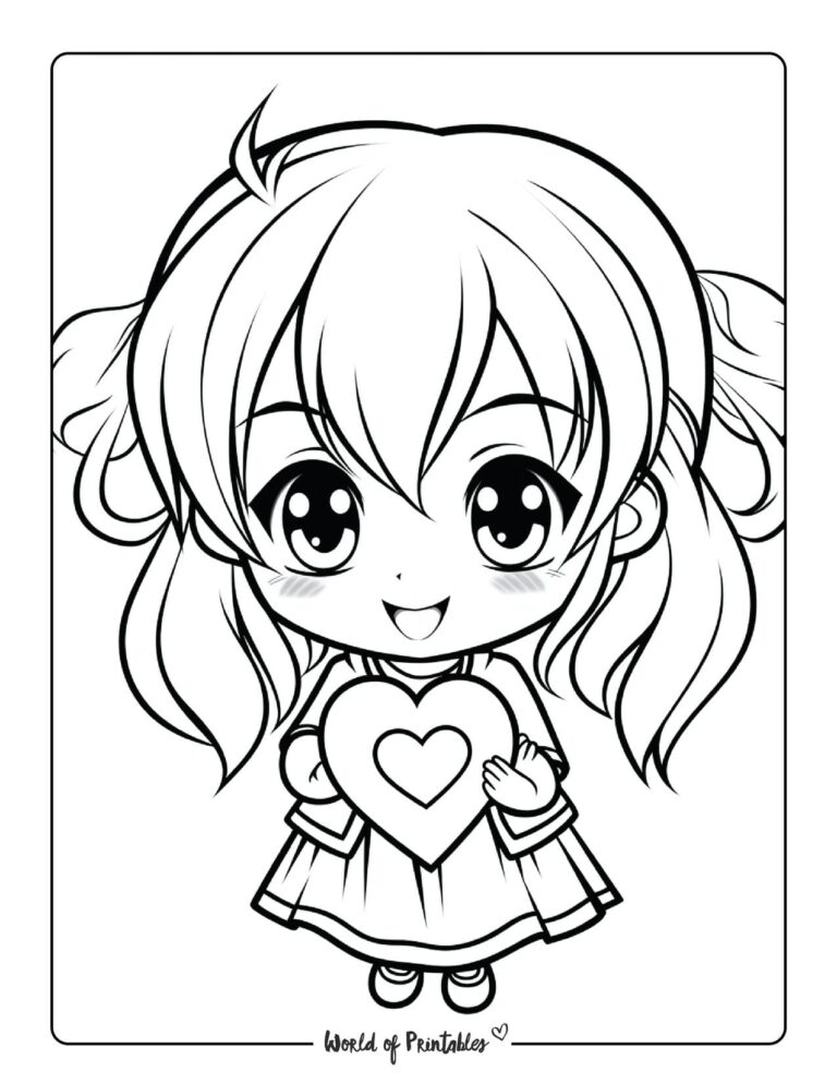 Valentines Day Coloring Pages - 100+ Free Printables To Color - World ...
