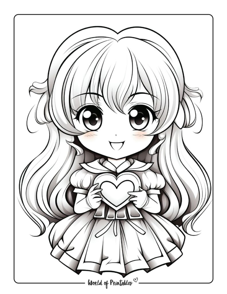 Valentines Day Coloring Pages - 100+ Free Printables To Color - World ...