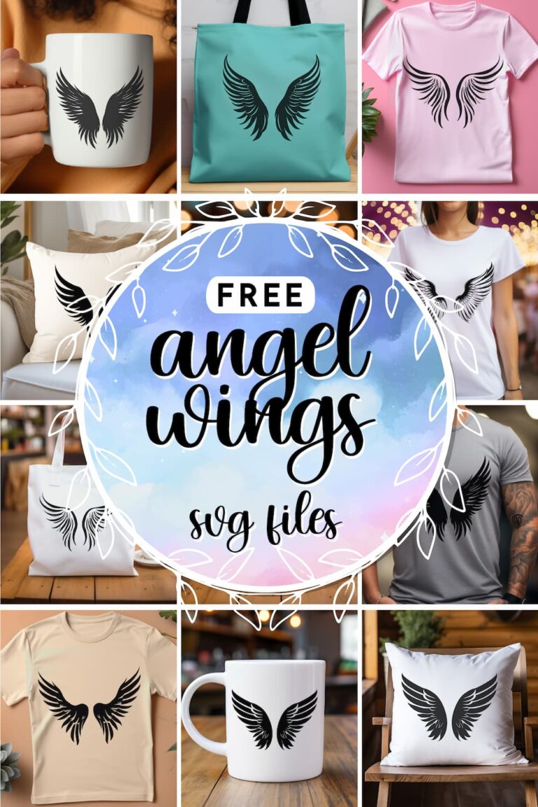87 Free Angel Wings SVG Files - World of Printables
