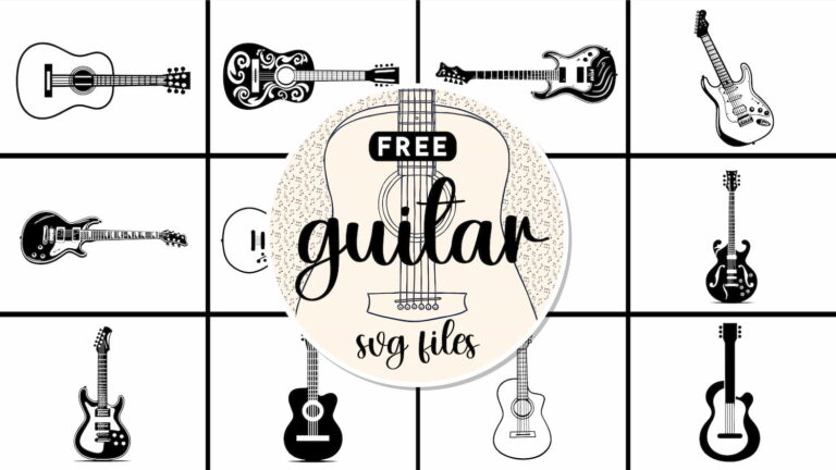 38 Free Guitar SVG Files - World of Printables