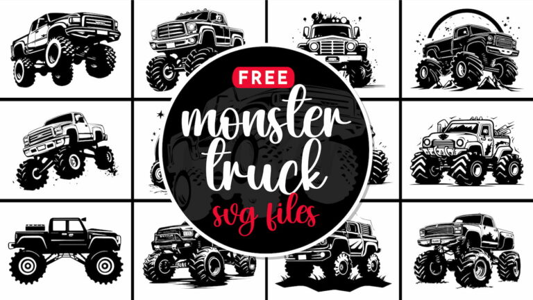 30+ Free Monster Truck SVG Files - World of Printables