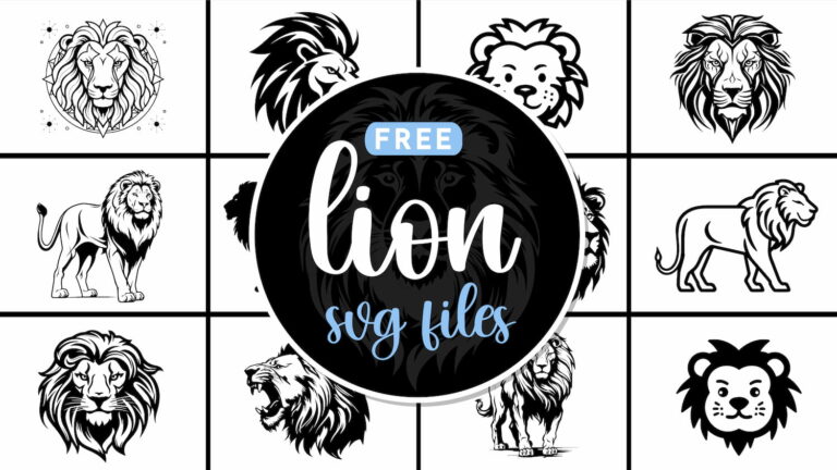 80 Free Lion SVG Files - World of Printables