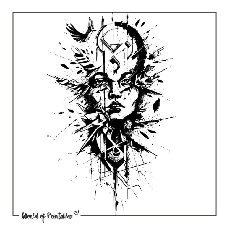 Abstract Tattoo Designs - 150 Printable Designs & Ideas - World of ...