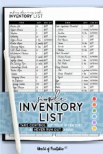 Free Printable Stock List Template - Manage Your Product Inventory