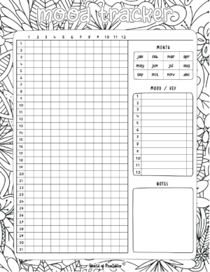 Mood Trackers - 16 Free Printable Templates - World of Printables