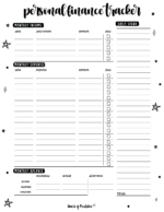 Printable Personal Finance PDF - World of Printables