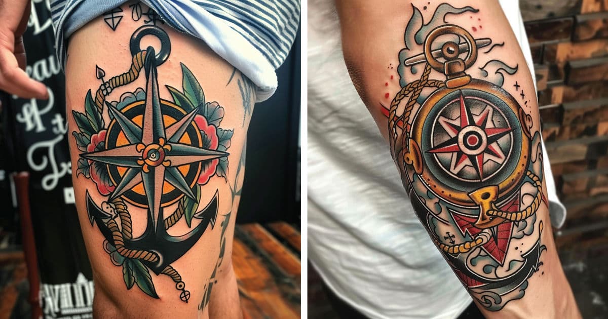 Anchor Tattoo Designs - 55+ Printable Designs & Ideas - World of Printables