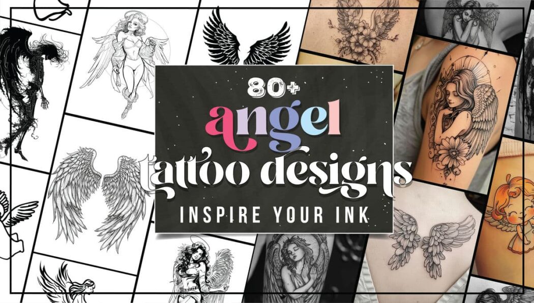 Angel Tattoo Designs - 80+ Printable Designs & Ideas - World of Printables