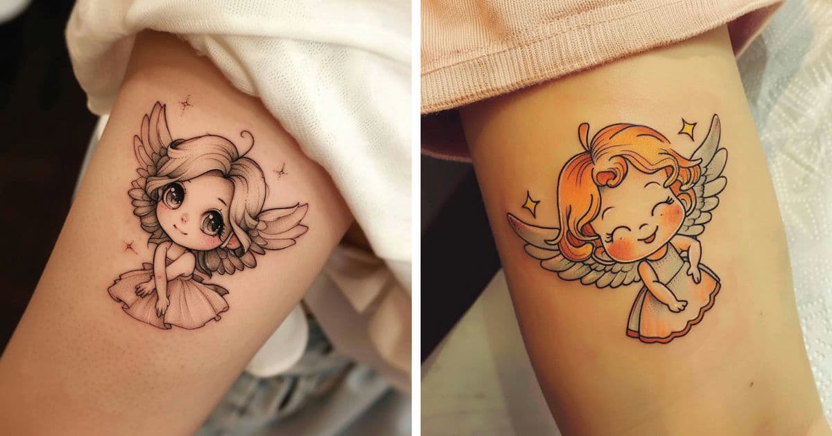 Angel Tattoo Designs - 80+ Printable Designs & Ideas - World of Printables