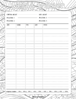 Free Weight Tracker Templates - World of Printables
