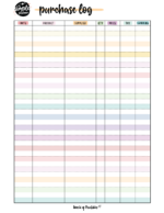 Free Printable Purchase Order Tracker - World of Printables