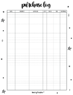 Free Printable Purchase Order Tracker - World of Printables