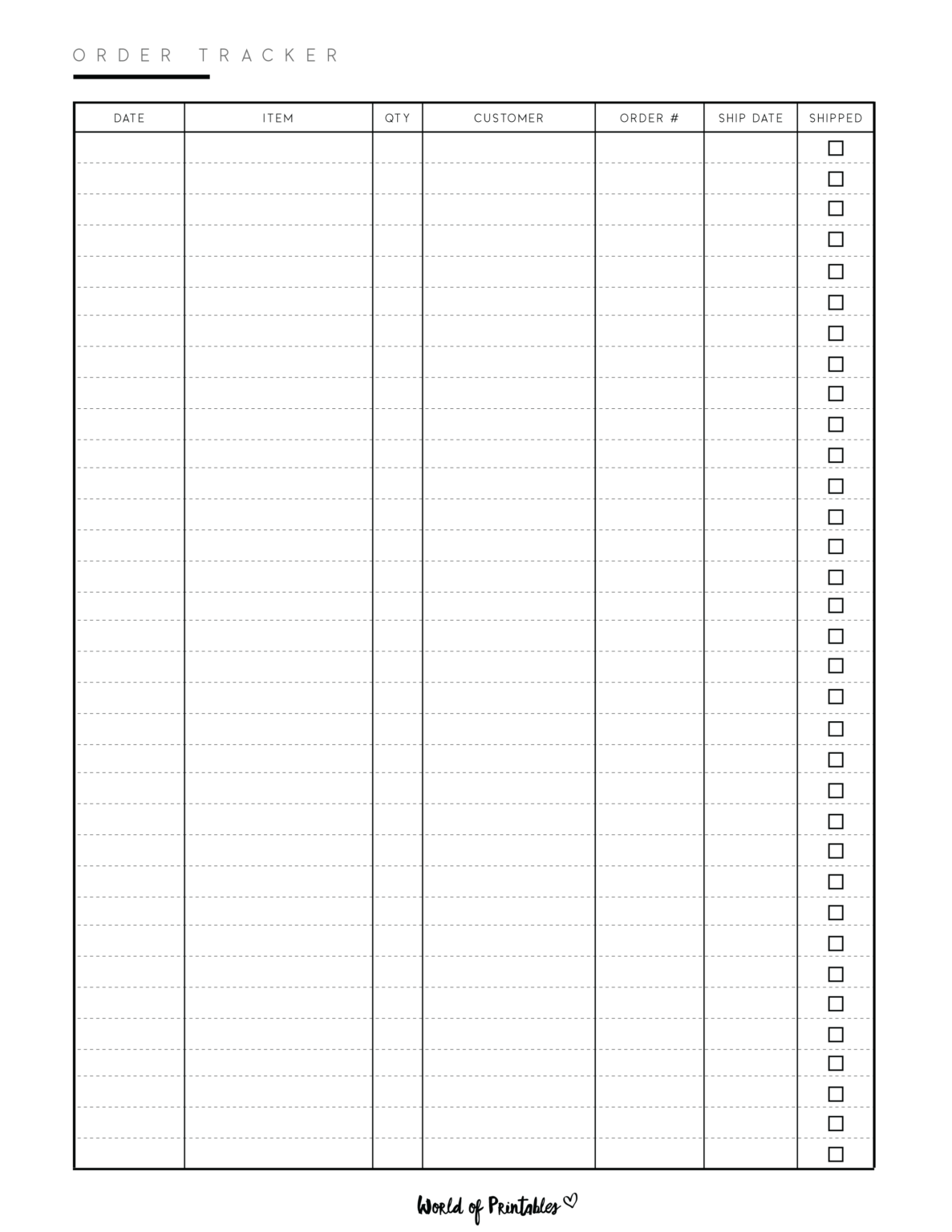 FREE Sales Tracker Template PDF - World of Printables