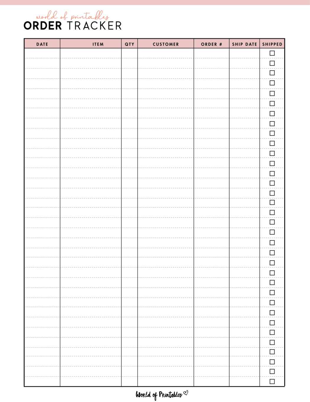 FREE Sales Tracker Template PDF - World of Printables