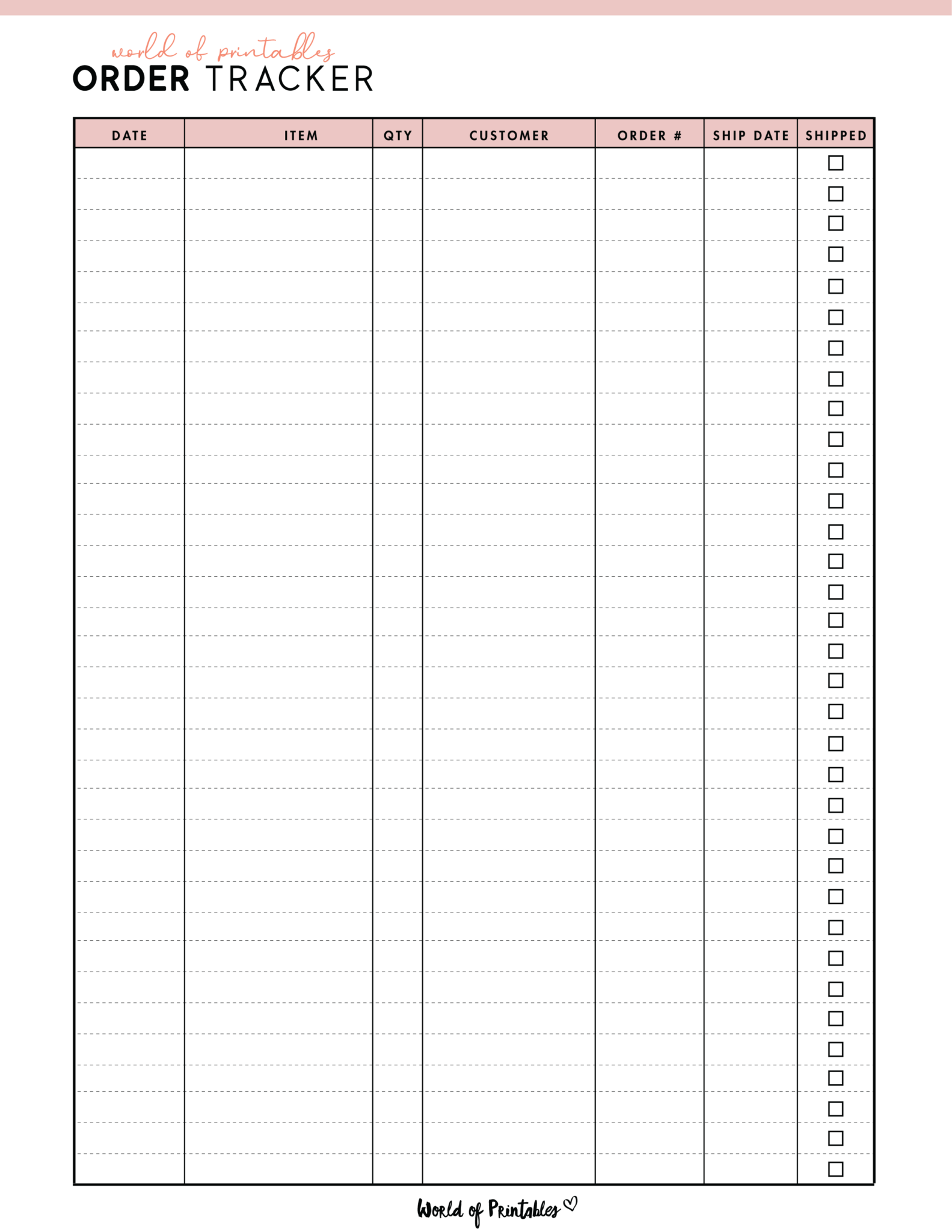 FREE Sales Tracker Template PDF - World of Printables