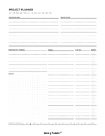 Simple Project Plan Template - World of Printables